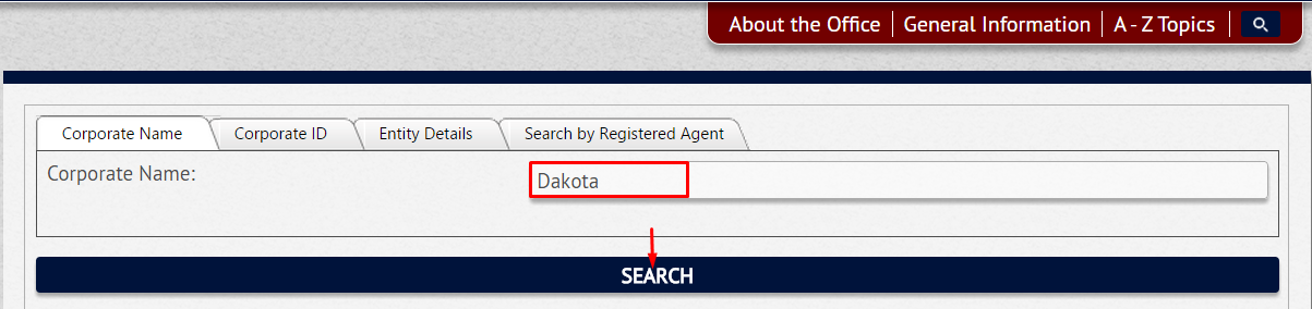 South Dakota Business Entity And Corporation Search - SD Secretary Of ...