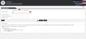 Georgia Business Entity And Corporation Search - GA Secretary Of State (SOS)