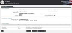 Georgia Business Entity And Corporation Search - GA Secretary Of State ...