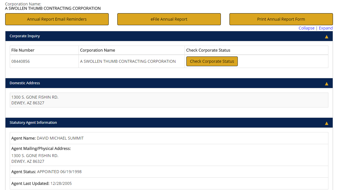 Arizona Business Entity Name Search | Step-by-Step Guide