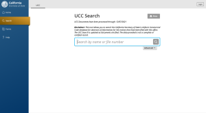 How to Search UCC Filings in California