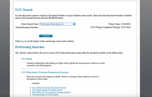 How To Do A UCC Search In Florida
