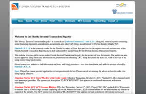 How To Do A UCC Search In Florida
