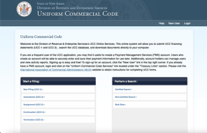 How To Do A New Jersey UCC Search