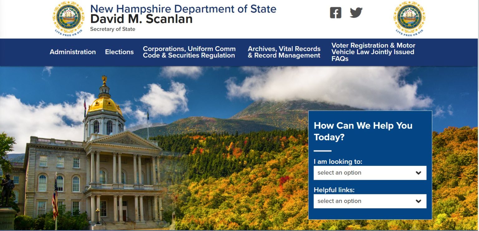 New Hampshire Business Entity Search | Corporation | LLC