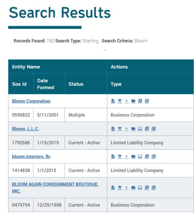 North Carolina Business Entity Search | Corporation | LLC